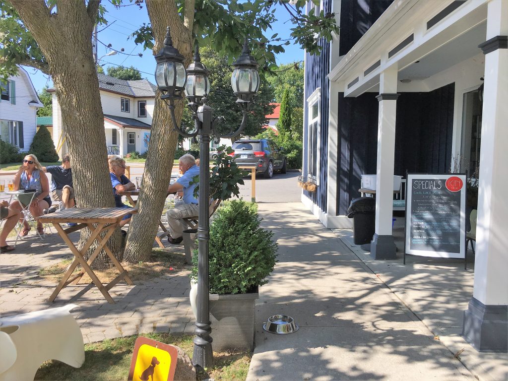Kin Cafe patio Bloomfield - the BREL team | Prince Edward County Real ...